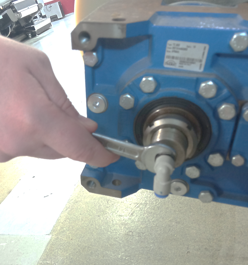 Replacing the unwinder motor lock nut | HP® 支援