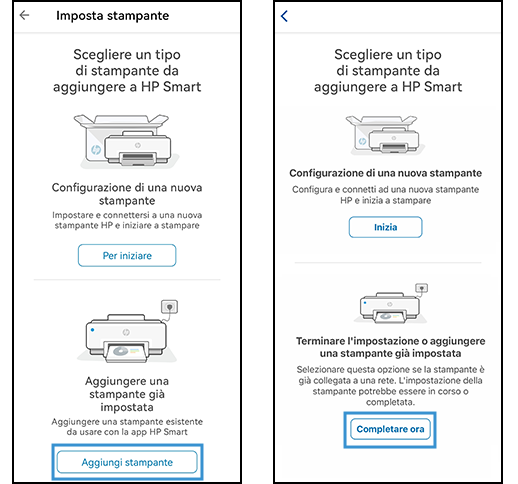 Configurazione della stampante HP (App HP Smart) | Assistenza HP®