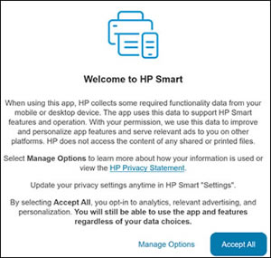 HP-skriveroppsett (HP Smart-app) | HP®-støtte