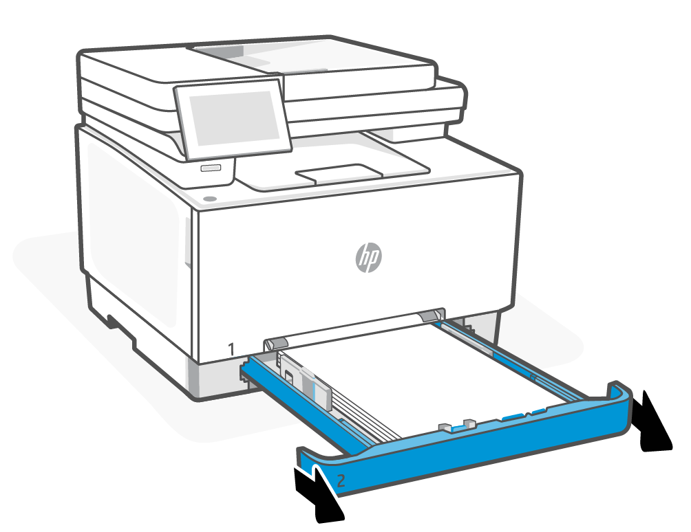 HP Color LaserJet Pro MFP 3300 Drucker – Fehler Papierstau | HP® Support