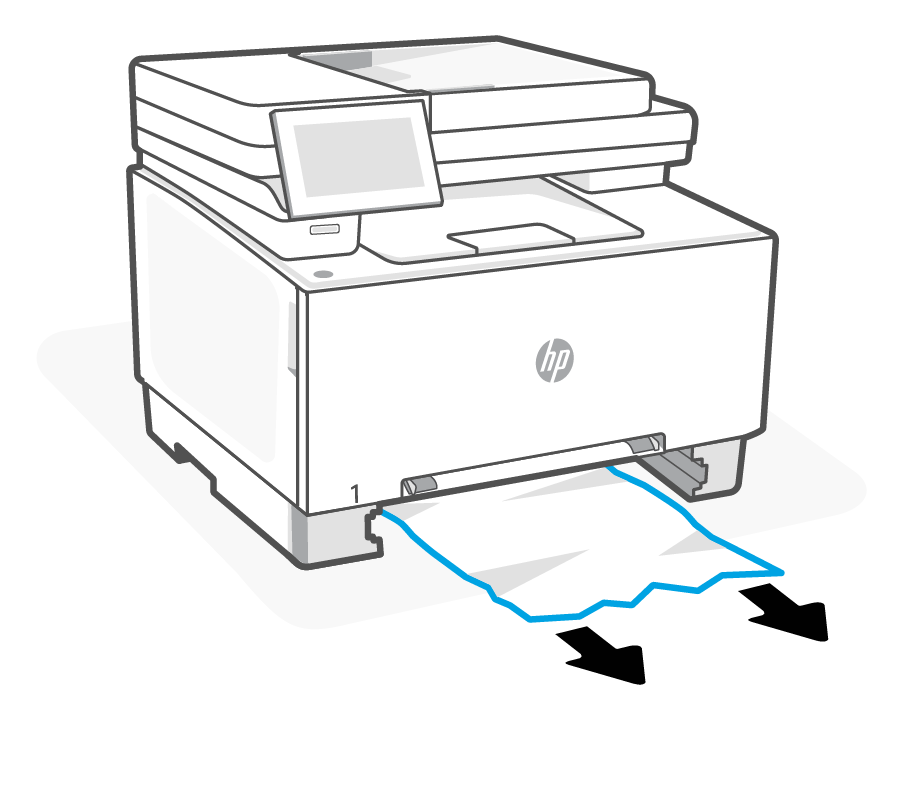 HP Color LaserJet Pro MFP 3300 Drucker – Fehler Papierstau | HP® Support