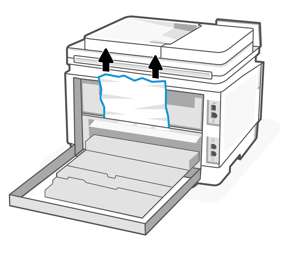 HP Color LaserJet Pro MFP 3300 Printers - 'Paper Jam' error | undefined