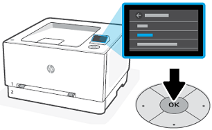 HP Color LaserJet Pro 3200 프린터 - 최초 프린터 설정 | HP® 지원