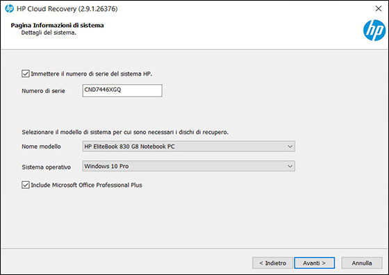 PC aziendali HP - Utilizzo di HP Cloud Recovery Client in Windows 11 e ...