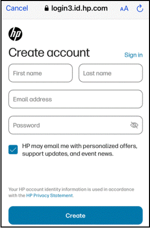 Create and manage an HP account or HP Smart account | HP® Support