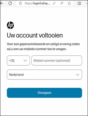 Een HP account of HP Smart-account maken en beheren | undefined