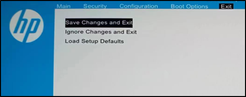 HP notebookok – Alapértékek visszaállítása a BIOS-ban | HP® támogatás