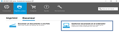 Escanear desde el panel de control en impresoras HP OfficeJet Pro ...