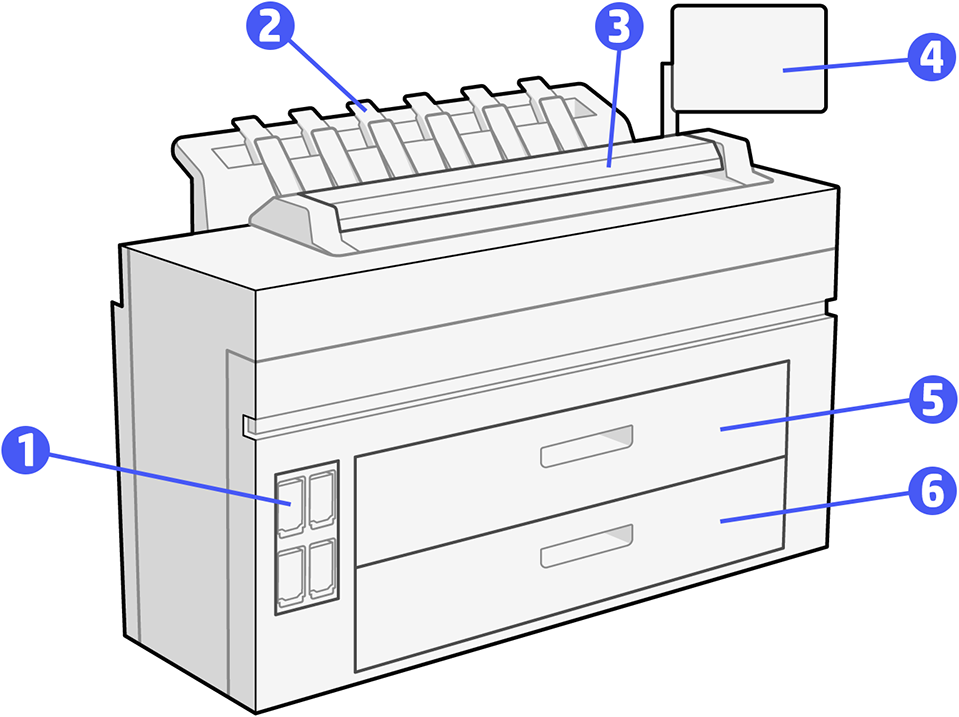 General Print Settings - HP DesignJet XL 3800 Multifunction Printer ...
