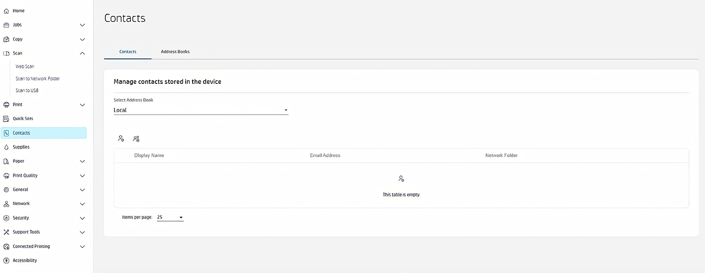 Configure a network folder | undefined