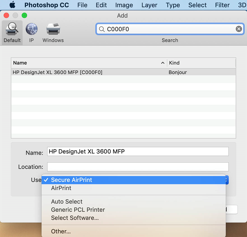 General Print Settings - HP DesignJet XL 3800 Multifunction Printer ...