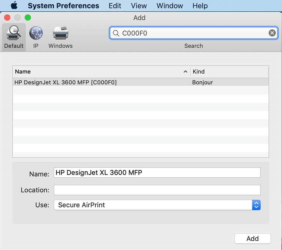 General Print Settings - HP DesignJet XL 3800 Multifunction Printer ...