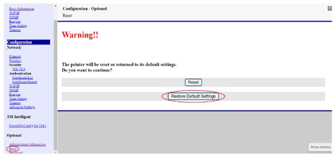 Epson Receipt Printers - Network Password Changing to Randomly ...