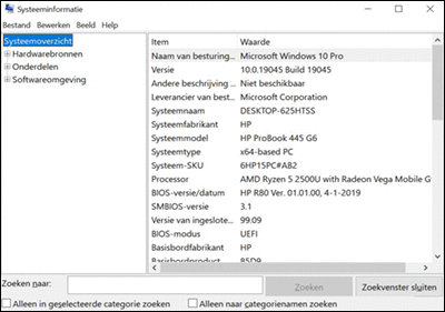 HP pc's – Vinden van productspecificaties wanneer ze niet online ...