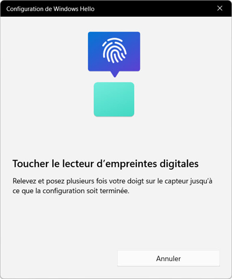 Ordinateurs HP — Configurer les options de connexion avec Windows Hello ...