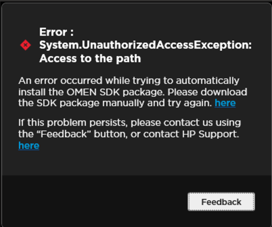 HP Gaming Computers - Driver Updates Block Access to Features in OMEN ...