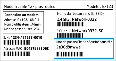 Trouver le mot de passe ou le code PIN d'un réseau sans fil pour ...