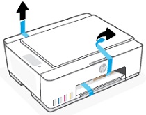 Impresoras HP Smart Tank 580, 590, 5100 - Configuración de la impresora por primera vez ...