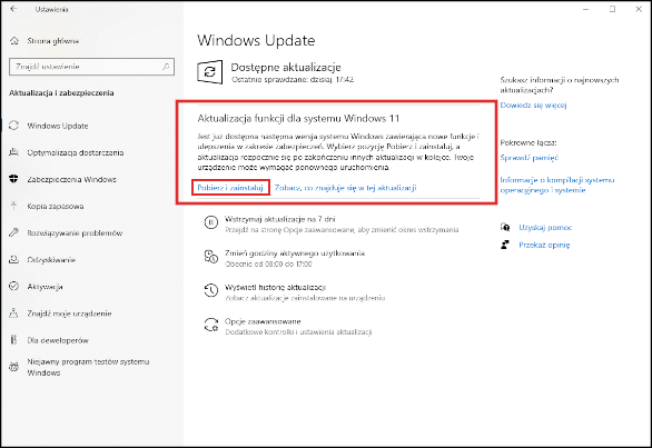 Komputery HP - Uaktualnienie systemu do wersji Windows 11 za pomocą ...