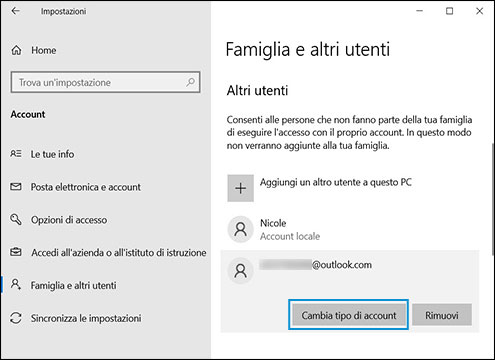 PC HP - Gestione degli account utente e degli accessi in Windows 11 e ...