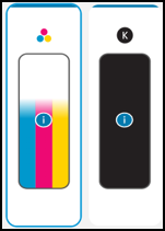 HP DeskJet, ENVY 6100, 6500 printers - Color or black ink not printing ...