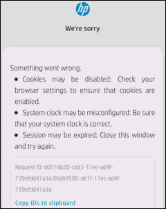 HP printers - Cannot sign in to or create an HP Smart account | HP® Support