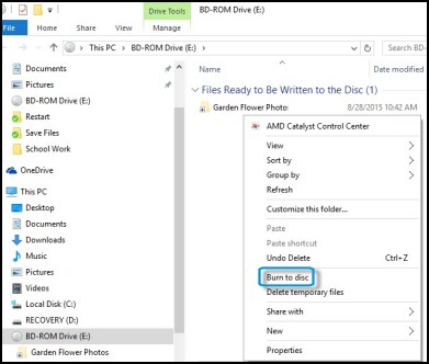 HP PCs - Save files to disc (Windows) | HP® Support