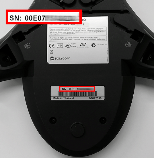 Find serial numbers for Poly products | HP® Support