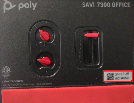 Find serial numbers for Poly products | HP® Support