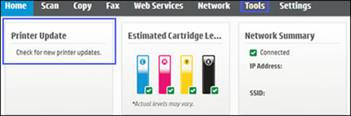 Update the firmware on an HP printer | HP® Support