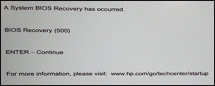 PC portátiles HP - Recuperación del BIOS (sistema básico de entrada ...