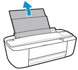 Raising the input tray