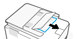 Remove any jammed paper under the tray