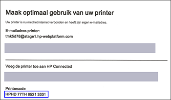 Een fout met een HP printerclaimcode oplossen | HP® ondersteuning