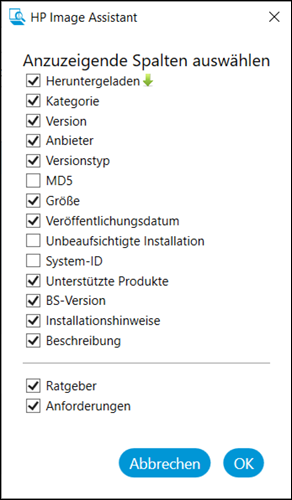 HP Business PCs – Verwenden von HP Image Assistant | HP® Support