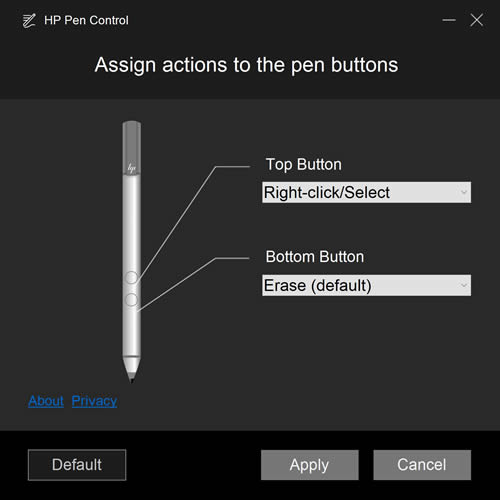 คอมพิวเตอร์โน้ตบุ๊กของ HP - การกําหนดค่าปากกา HP โดยใช้ซอฟต์แวร์ HP Pen Control (Windows 11, 10 ...