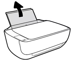 Raising the input tray
