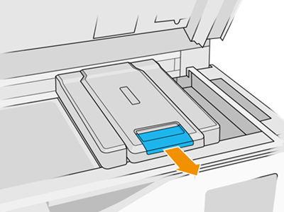 Carriage cover assembly (3FW25-67119) | دعم HP®‎