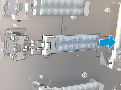 Top heating lamp (M0P44-67221) | HP® Destek