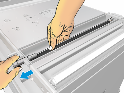 Material tray vane (3FW29-67073) | HP® Destek