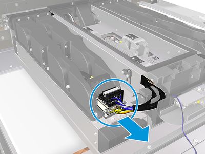 Fusing Module Left Ceramic Reflector SRV (3FW25-67108) | Assistance HP®