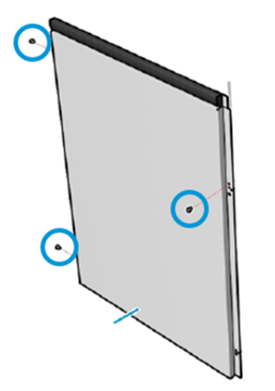 Left side assembly (3FW27-67046) - 3FW27A, 3FW28A, 6ER15A | HP® Destek