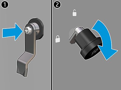 Manually feed output stack Then touch OK to print second sides | HP ...