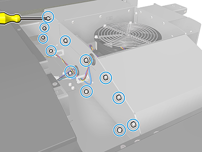 Case C: Right cooling tower filter presence switch | Assistance HP®