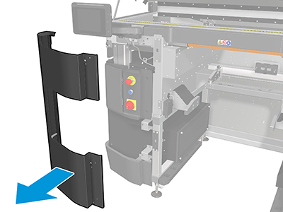 Front left chamfer cover (3FW25-67064) | HP® Destek