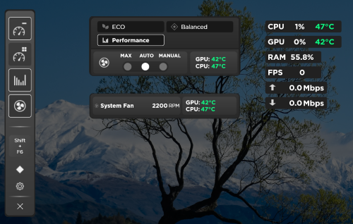 Overlays settings in OMEN Gaming Hub