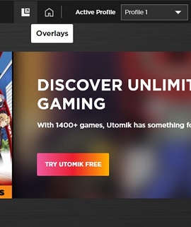 Overlays in OMEN Gaming Hub