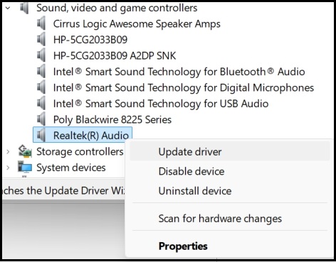Notebooky HP – Pokročilé řešení potíží se zvukem v systému Windows ...