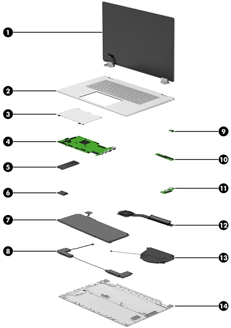 Illustrated parts catalog | HP® Destek