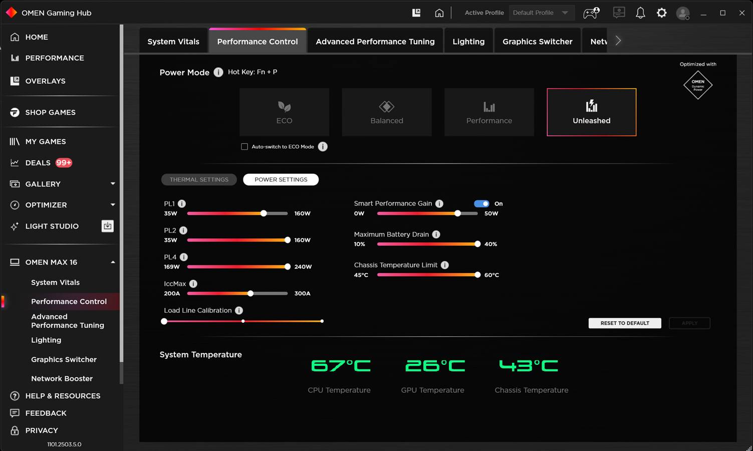 OMEN MAX 16 inch Gaming PC 16-ah0xxx/16t-ah0xxx - Optimal gaming settings | HP® 支持